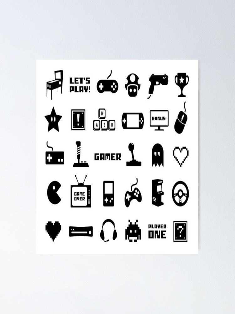 "For You Gamer , Posters , Decorating With Gaming , Let's Play Together ...