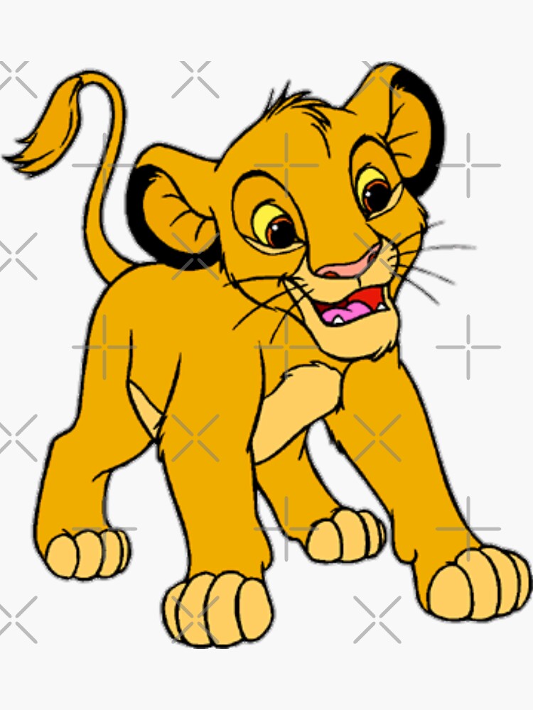 "Simba" Sticker for Sale by PreGAty | Redbubble