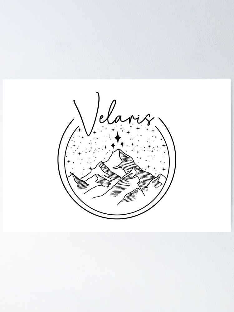 "ACOTAR Velaris Logo" Poster for Sale by baranskini | Redbubble
