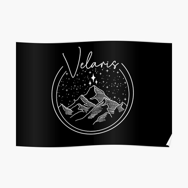 "ACOTAR Velaris Logo White" Poster for Sale by baranskini | Redbubble