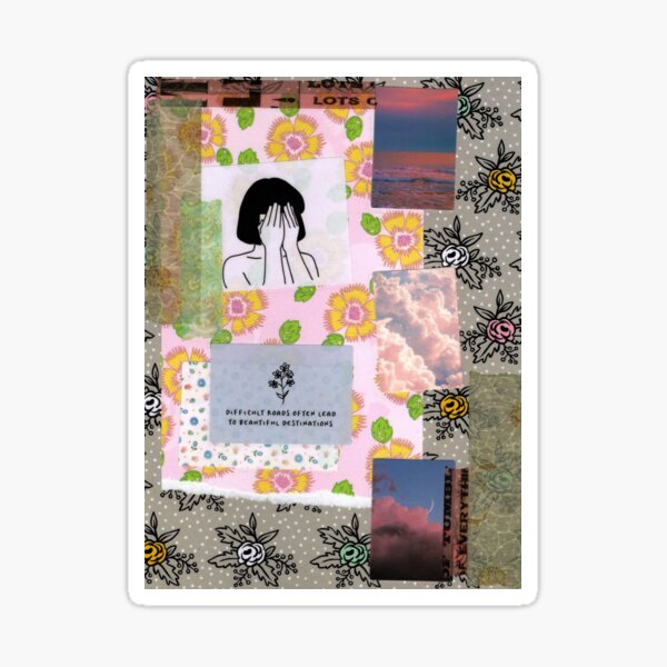 "-hiding face-" Sticker by CoconutChips | Redbubble