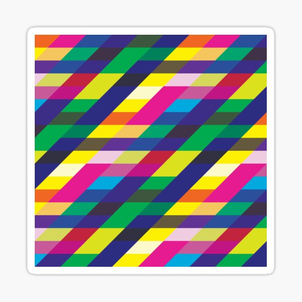"Stepped Pattern" Sticker by OutOfNowhere | Redbubble