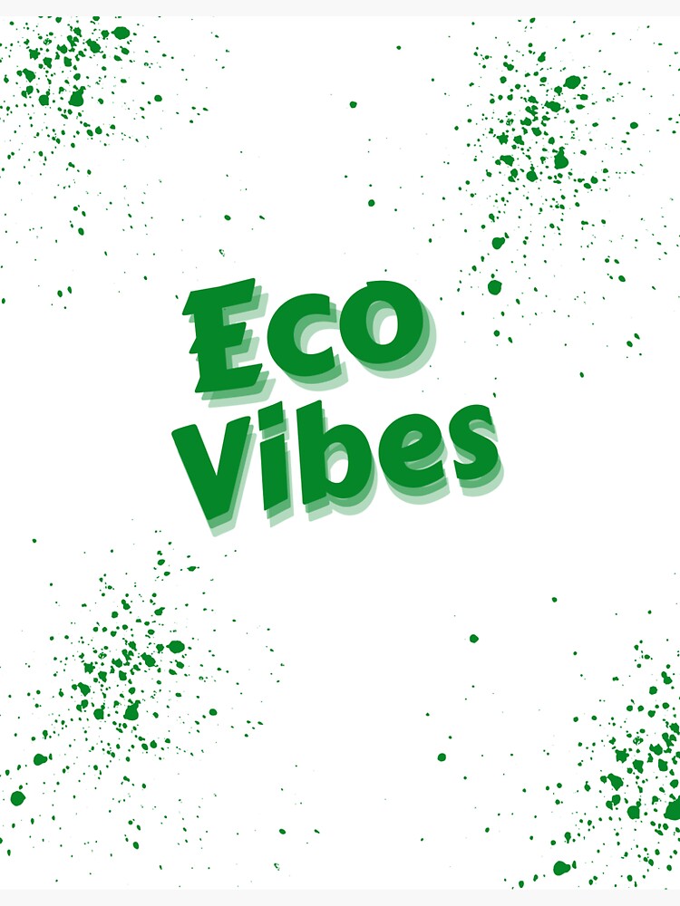 "Eco Vibes (White Background, 2022 Merchandise)" Sticker for Sale by ...