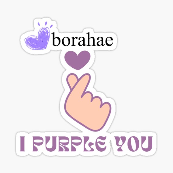 Pegatina «BTS - Borahae» de Umeed | Redbubble