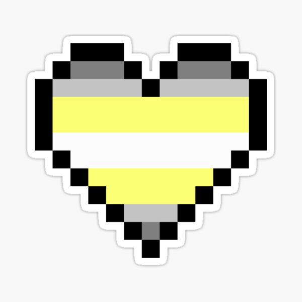 Demigender Pride Heart 2 Sticker For Sale By Novotnydesigns Redbubble