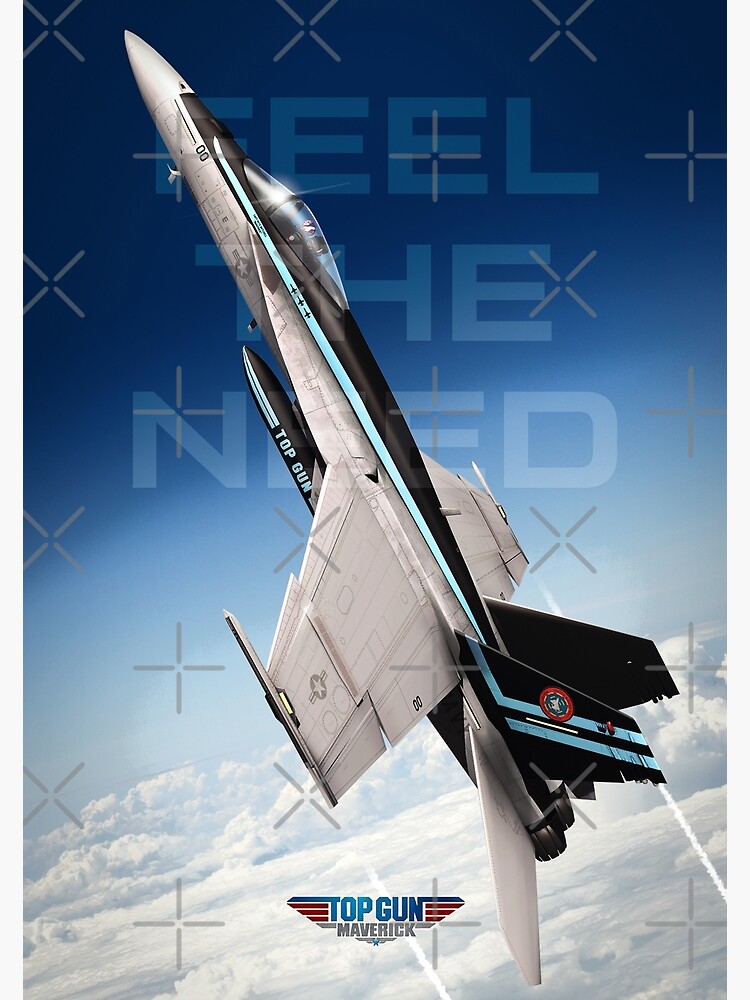 "Top Gun Maverick - F18E Super Hornet" Poster for Sale by juliovillalba ...