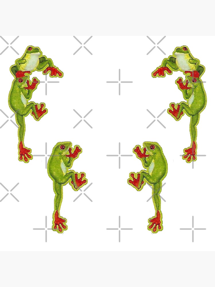 "Y2K frogs" Poster for Sale by GhostLonging | Redbubble
