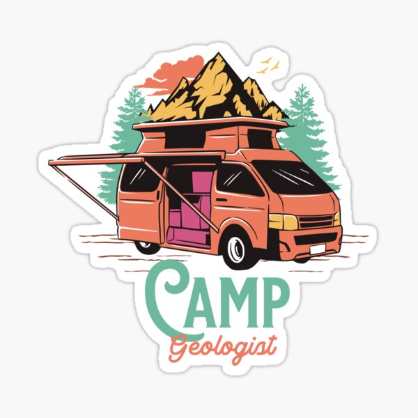 "Camp Geologist- Summer Adventure Awaits Camper 2022" Sticker for Sale ...