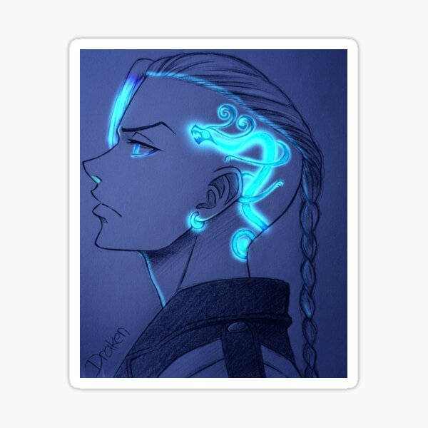 "Draken" Sticker by anasshop25 | Redbubble