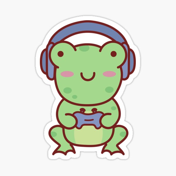 "Stickers the Frog animal Food" Sticker for Sale by maatouf | Redbubble