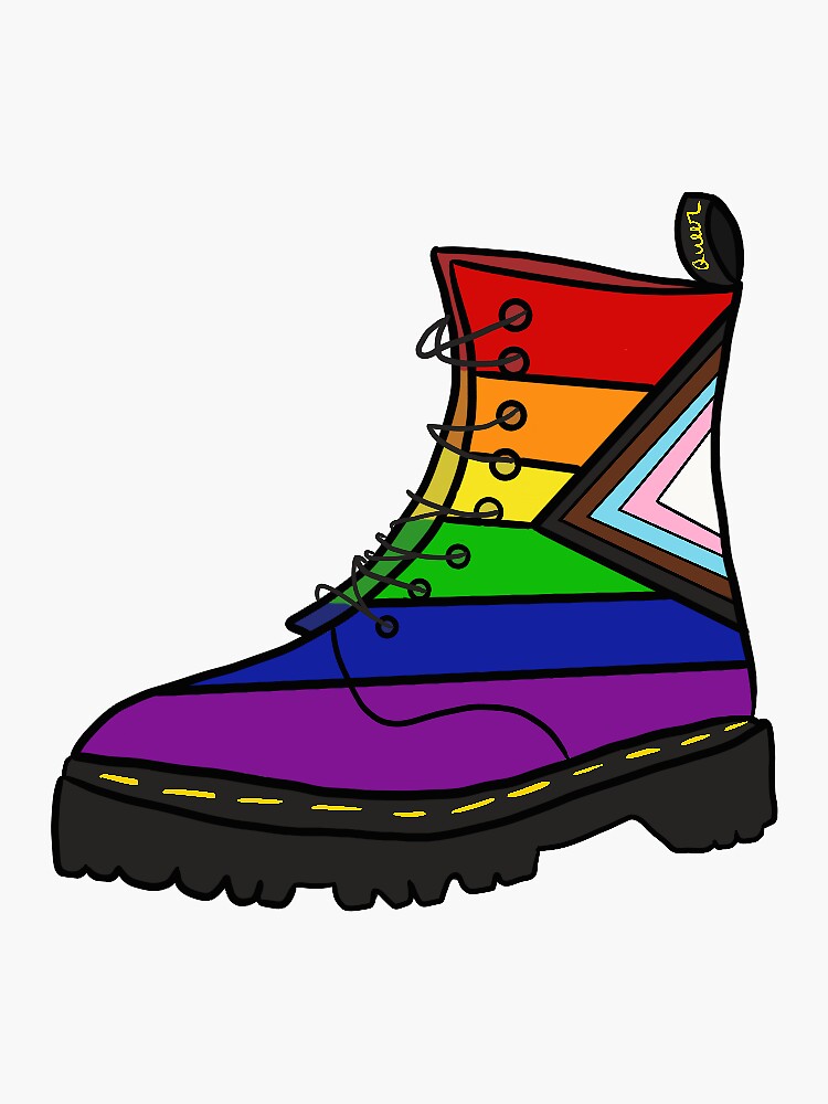 "Pride Docs" Sticker for Sale by TheFoolsFolly | Redbubble