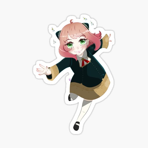 "Anya Forger" Sticker by kassandora | Redbubble
