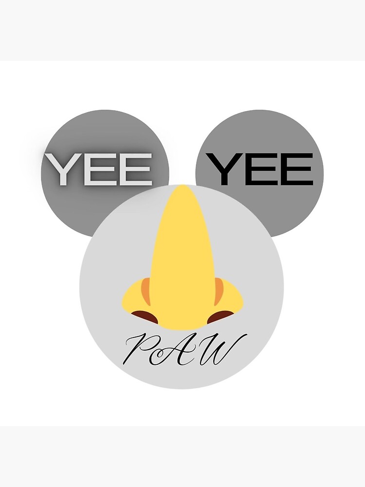"Yee Yee Paw" Sticker for Sale by Youngyung | Redbubble