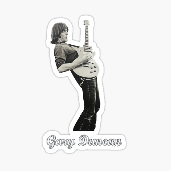 "Gary Duncan" Sticker for Sale by Guitar-Godz | Redbubble