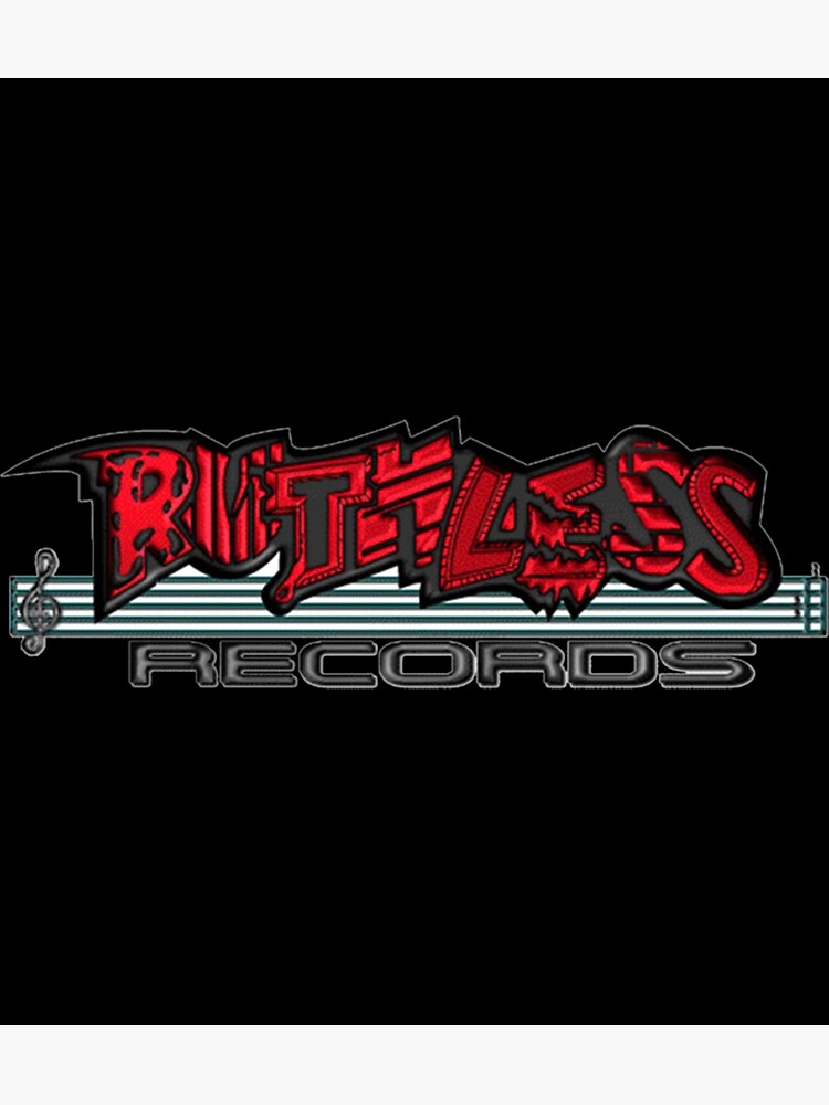 "Ruthless Records" Poster for Sale by morrowocon | Redbubble