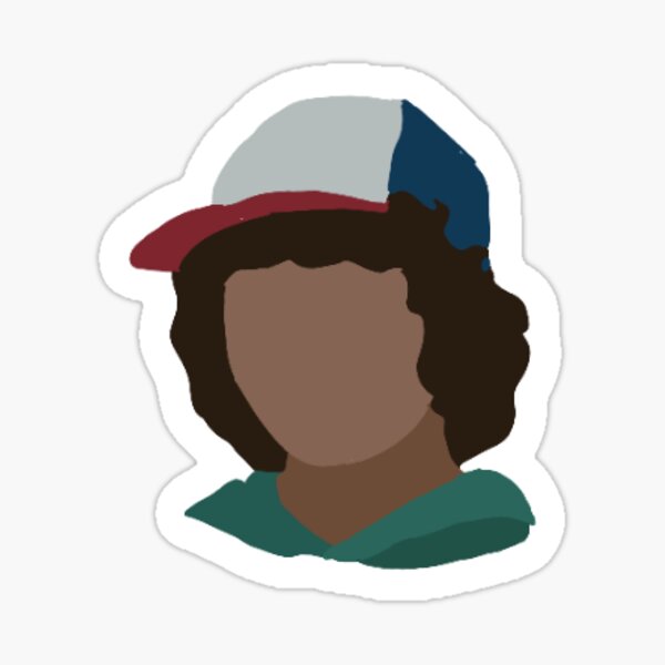 "Dustin form Stranger Things " Sticker for Sale by Donut-duck | Redbubble