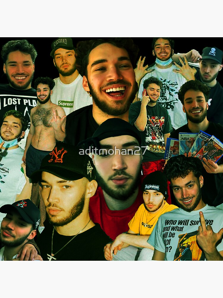 "Adin ross collage tribute design 2022" Sticker by aditmohan27 | Redbubble