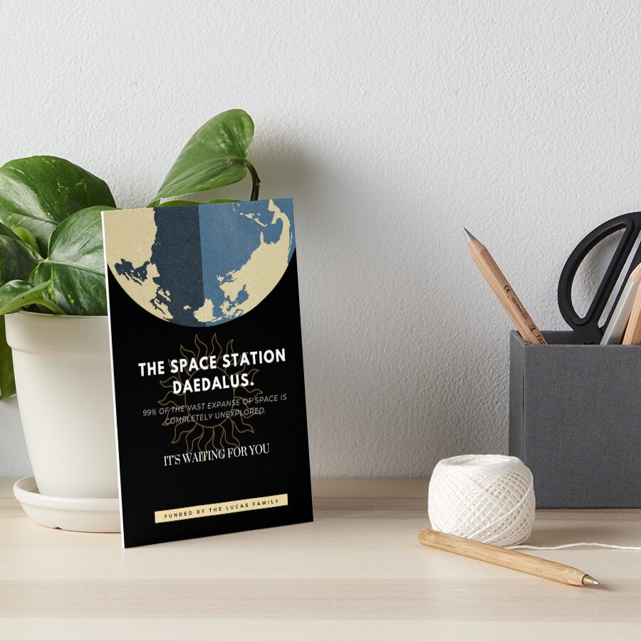 "The Magnus Archives The Space Station Daedalus Poster" Art Board Print ...