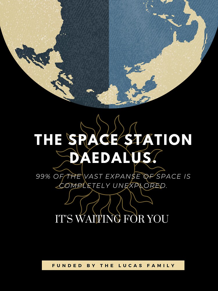 "The Magnus Archives The Space Station Daedalus Poster" Sticker for ...