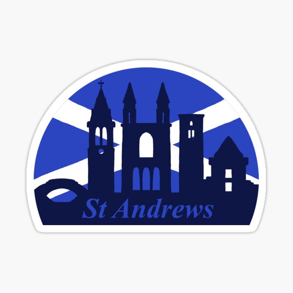 "St Andrews Silhouette" Sticker for Sale by Ianwilson1205 | Redbubble