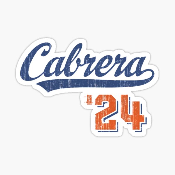 "Miguel Cabrera Script" Sticker for Sale by Burns-Mitchell | Redbubble