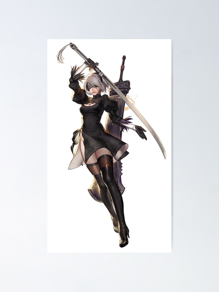 "Waifu 2B Android Ecchi Game Girls YoRHa NieR Automata " Poster for ...