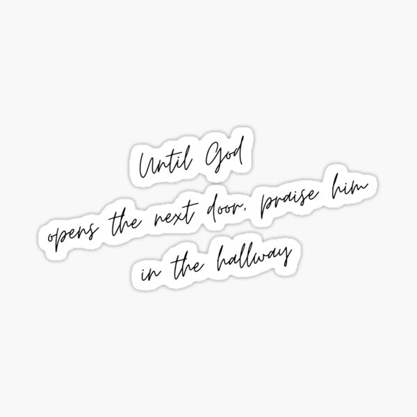 "Praise Him" Sticker for Sale by rwillsey | Redbubble