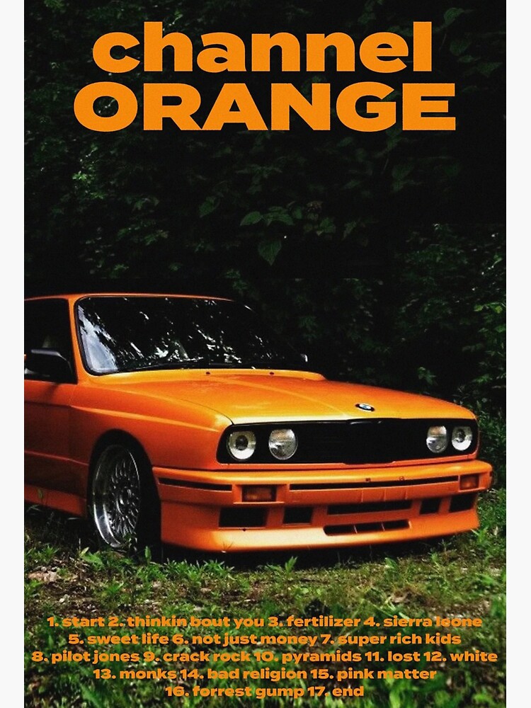 "car channel orange" Sticker for Sale by LeonaJohnston | Redbubble