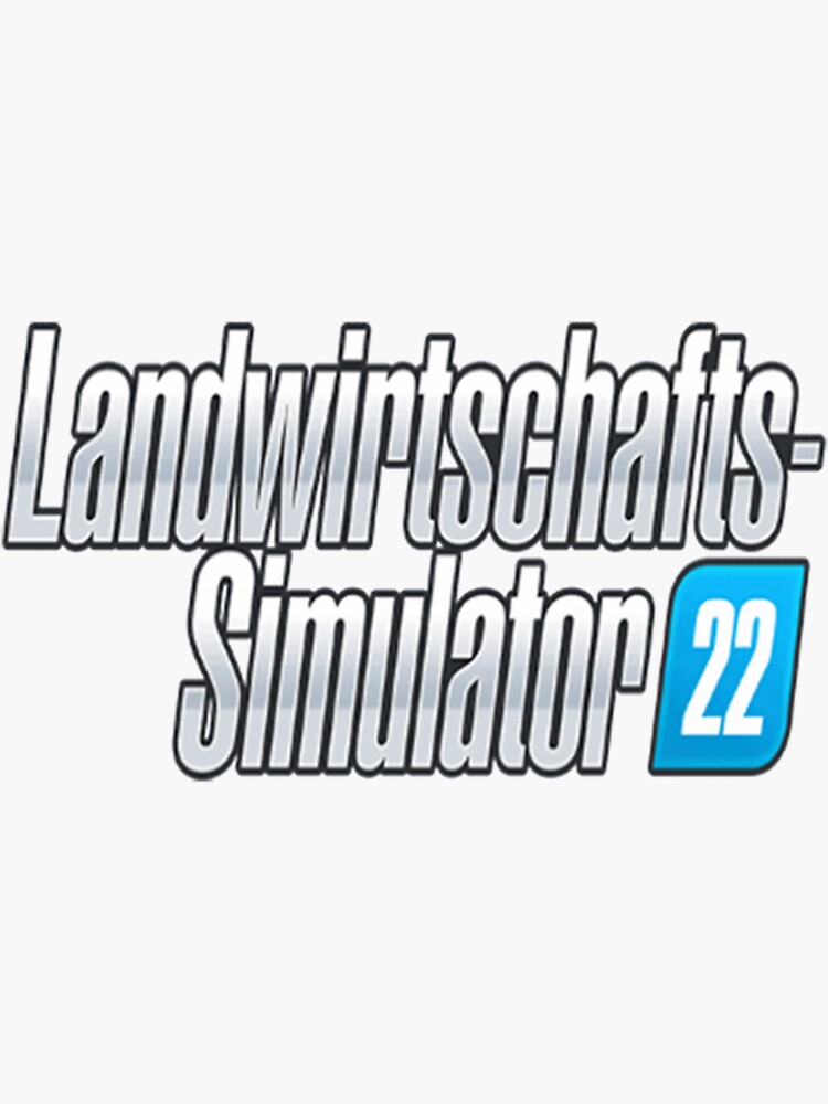 Pegatina «Logotipo de Farming Simulator 22 Camiseta clásica» de ...