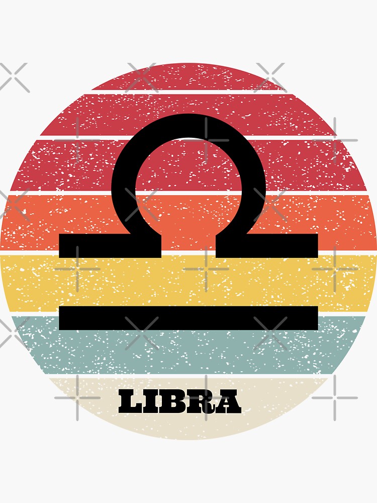 "LIBRA" Sticker for Sale by Amlir | Redbubble