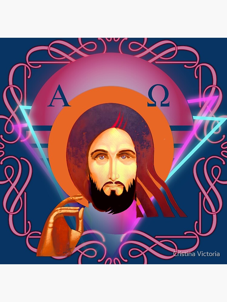 "Vaporwave Jesus" Poster for Sale by Hyperdulia | Redbubble