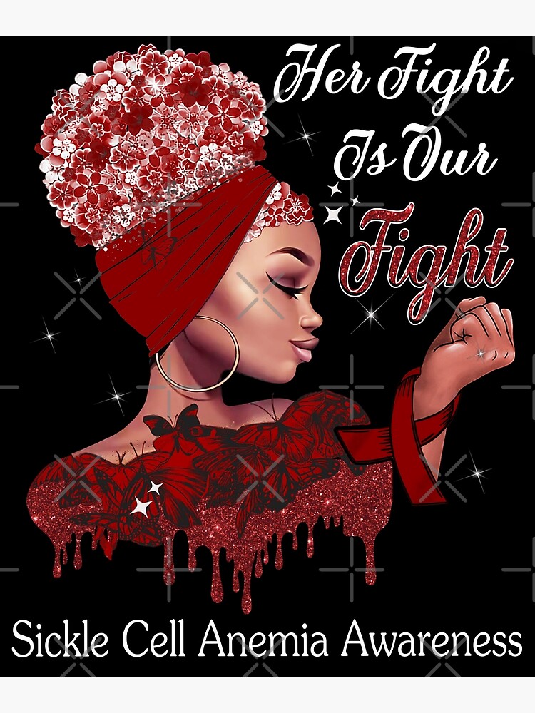 Póster «Su lucha es nuestra lucha Conciencia de la anemia de células ...