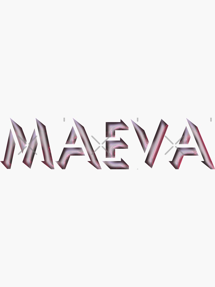 "Maeva" Sticker for Sale by Melmel9 | Redbubble