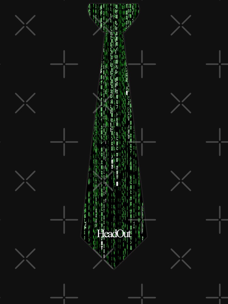 "Matrix Tie" T-shirt for Sale by HeadOut | Redbubble | matrix t-shirts ...