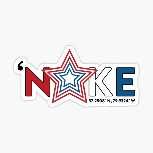 "'Noke Mill Mountain Star" Sticker for Sale by MonochromeDonut | Redbubble