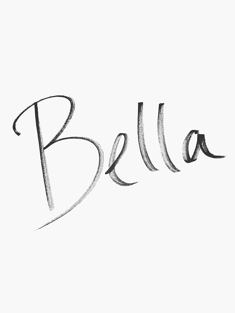 "Bella" Sticker by FTML | Redbubble