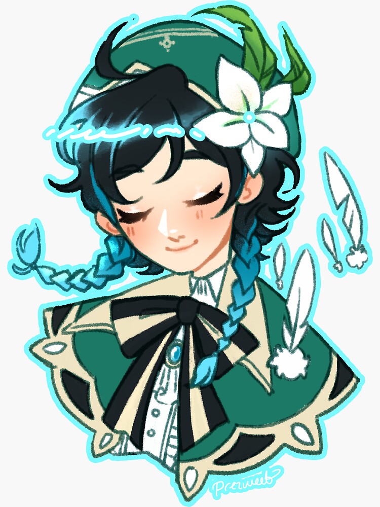 "Venti - Sticker" Sticker for Sale by Prezweeb | Redbubble