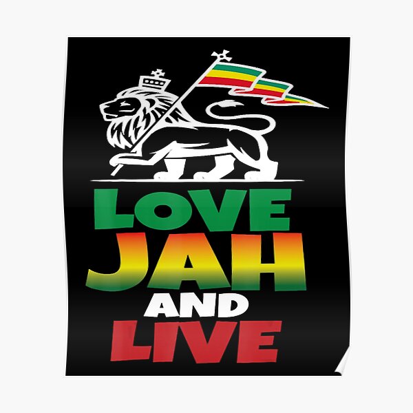 "Rasta Zion Lion Rastafari, 1865 Juneteenth Black History" Poster for ...