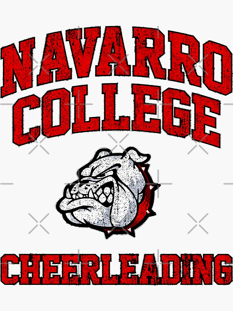 "Navarro Cheer Squad" Sticker by NikaHudzik | Redbubble