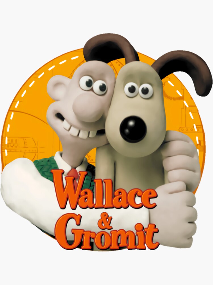 "Copia de Copia de Copia de Copia de wallace and gromit " Sticker for ...