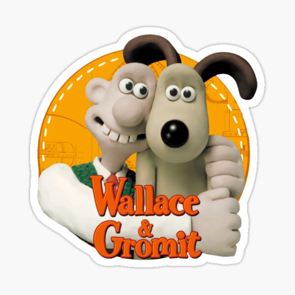 "Copia de Copia de Copia de Copia de wallace and gromit " Sticker for ...