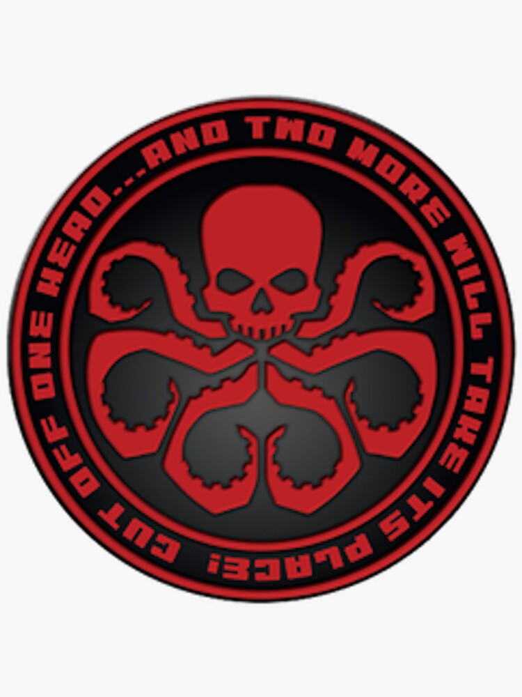 "Hydra Addicted" Sticker for Sale by Gr8anim8 | Redbubble
