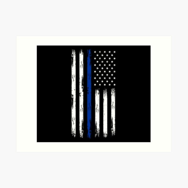 "american flag. american police flag. blue line flag. with distressed ...