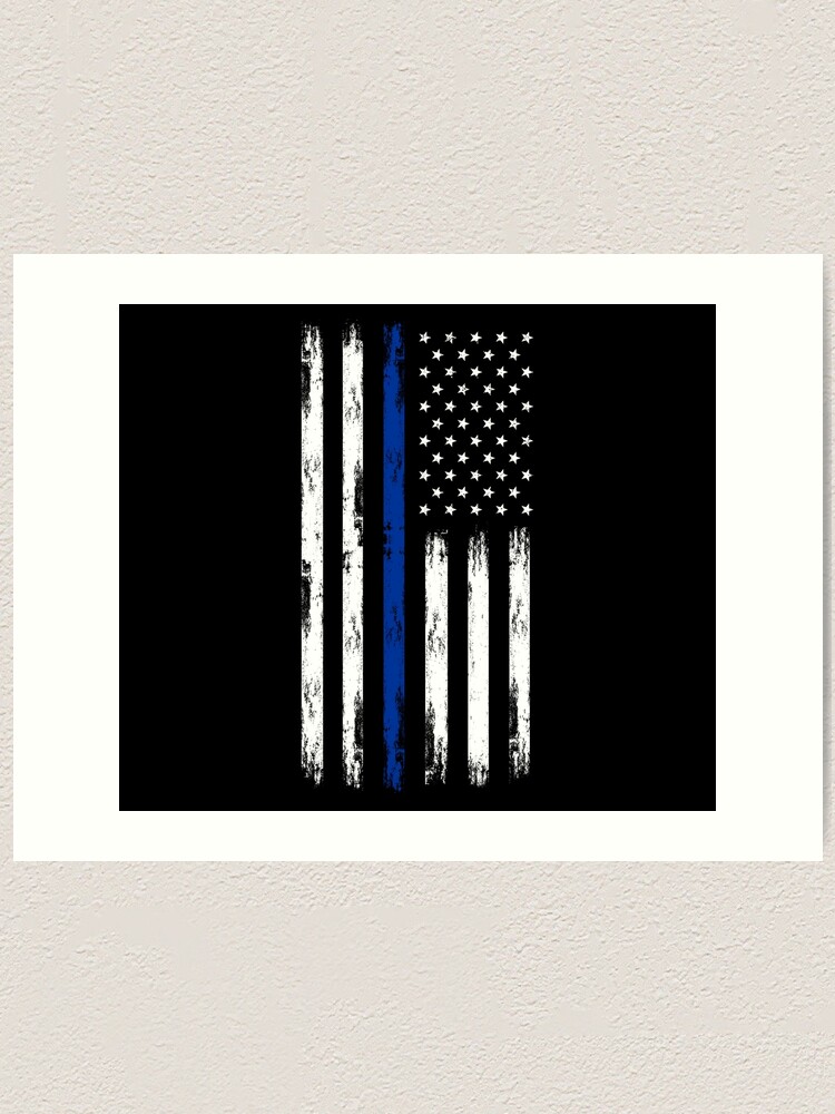 "american flag. american police flag. blue line flag. with distressed ...