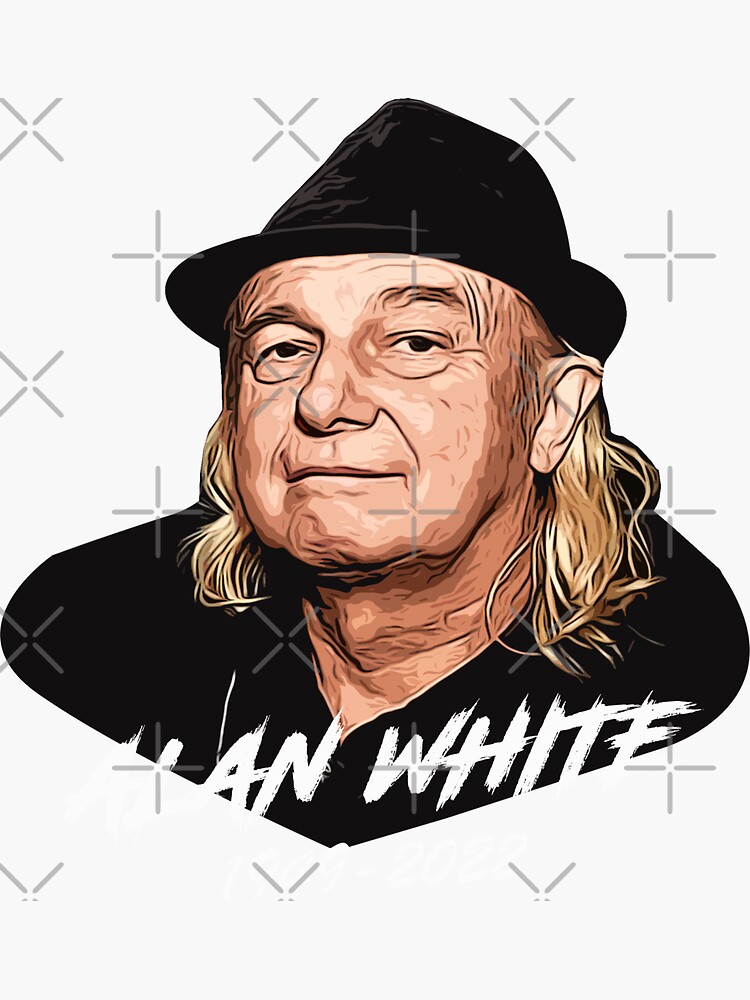"RIP Alan White 1949-2022" Sticker by Romadavidshop | Redbubble
