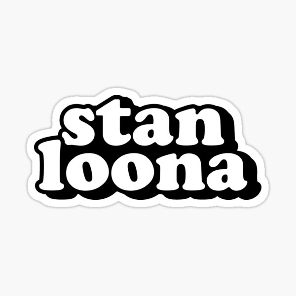 "stan loona" Sticker for Sale by gooseygang | Redbubble