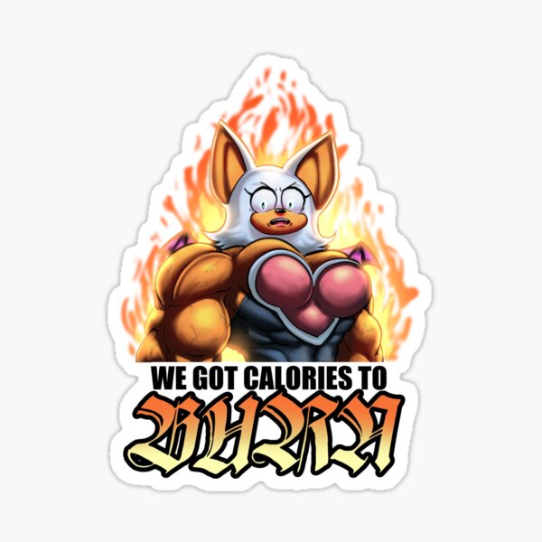 "Buff Gym Bat" Sticker for Sale by RedAcorns | Redbubble