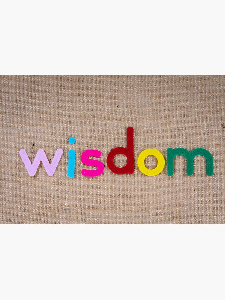 "Wisdom Text" Sticker for Sale by Vintage-Arts01 | Redbubble