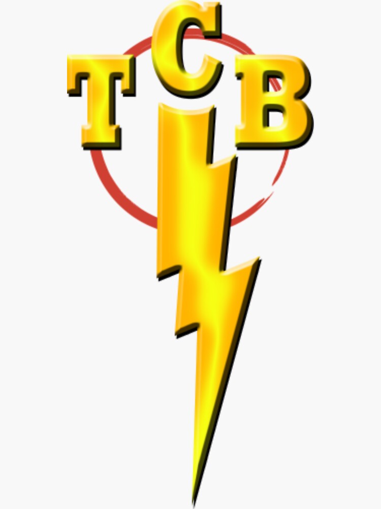 "Elvis Presley Elvis TCB Logo Taking Care of Business " Sticker for ...