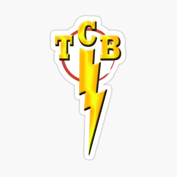 "Elvis Presley Elvis TCB Logo Taking Care of Business " Sticker for ...